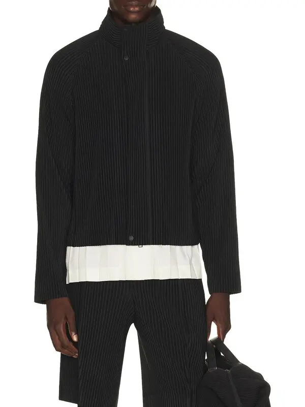 Issey Miyake Tailored Pleats 1 Blouson - Black