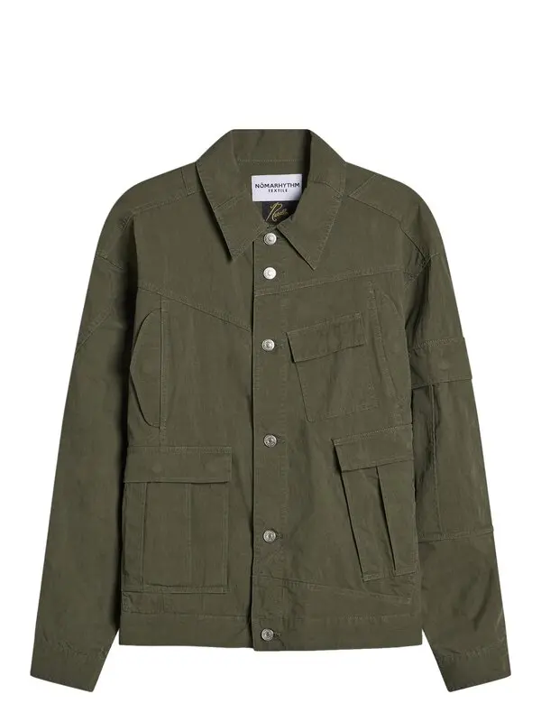NOMARHYTHM TEXTILE Nòma X Needles Rebuild Tracker Jacket - Olive