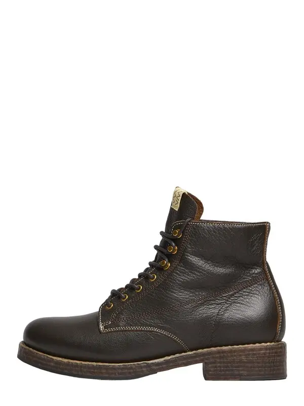 Visvim Virgil Folk Boots - Dk. Brown