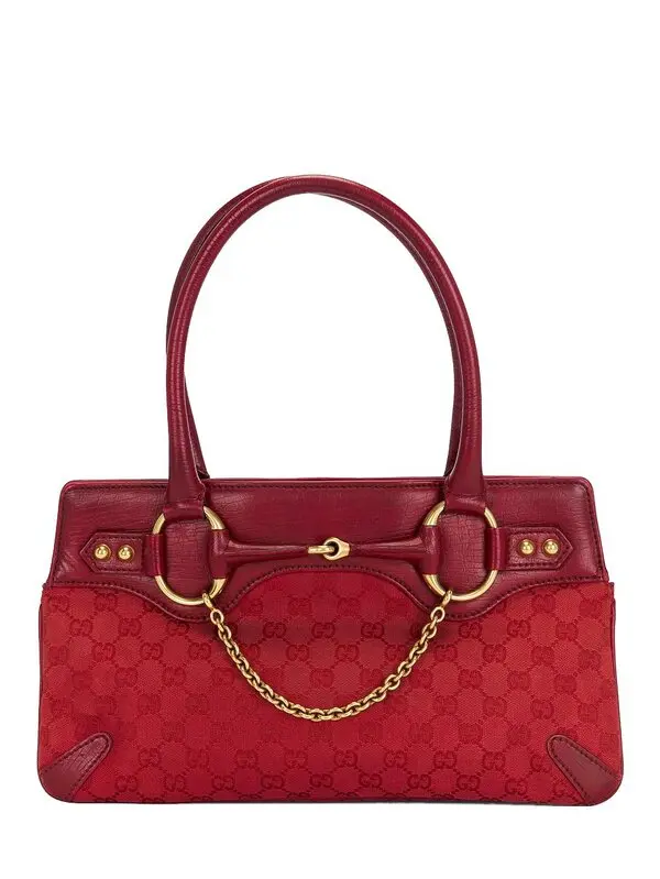 Gucci Horsebit Handbag - Red