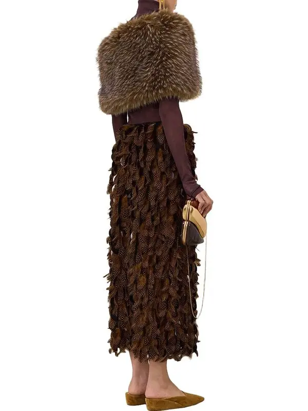 Zimmermann Ascent Embellished Skirt - Olive