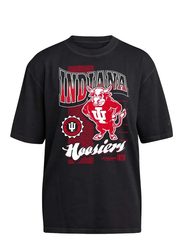 Adidas Indiana Hoosiers Graphic T-shirt - Black / Multi