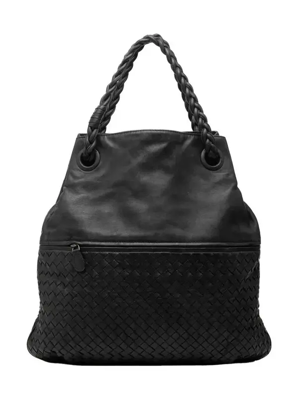 Bottega Veneta 2012-2026 Nappa Intrecciato Julie Tote Bag - Black