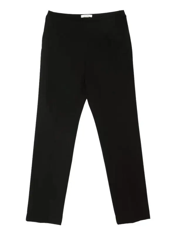 THE ROW Cyril Front-pleat Trousers - Black