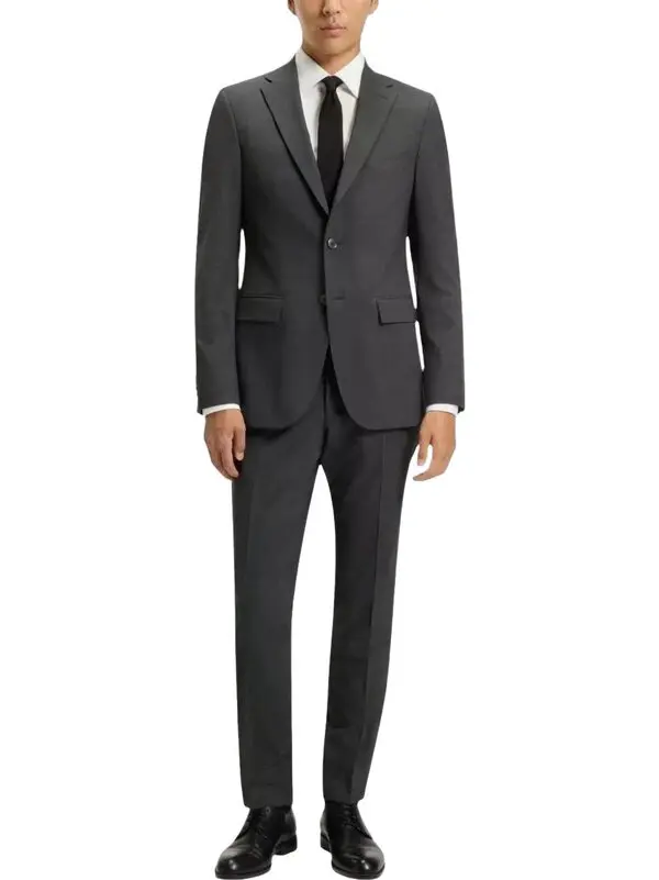BOSS Slim-fit Melange Jacket - Grey