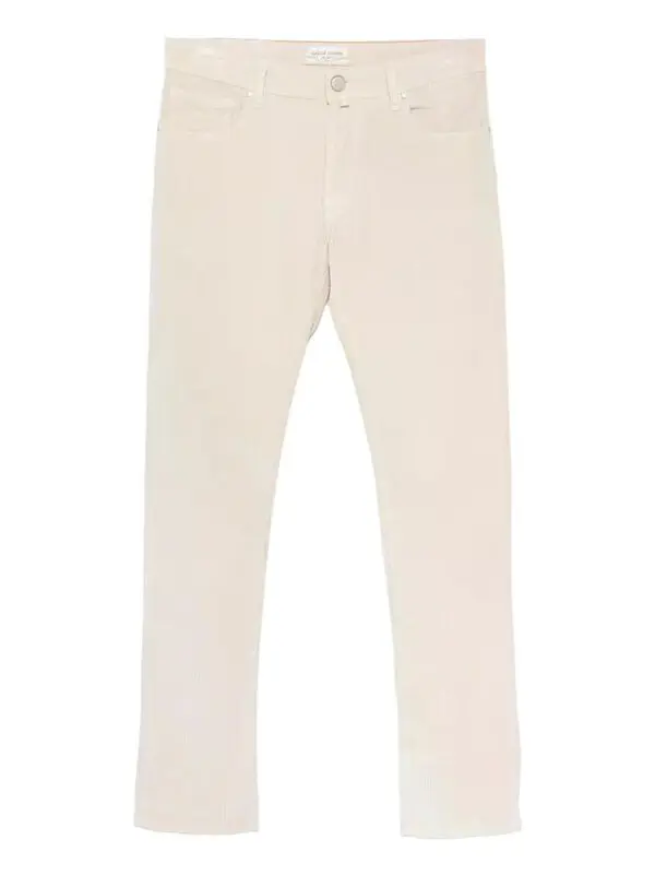 Jacob Cohen Straight-leg Corduroy Trousers - Neutrals