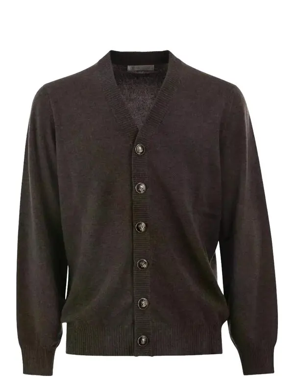 Brunello Cucinelli Cashmere Cardigan - Grey