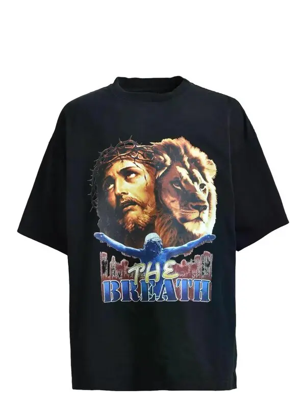 BREATH Zion Logo Graphic-print T-shirt - Black