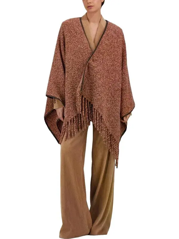Herno Corduroy Palazzo Pants - Brown