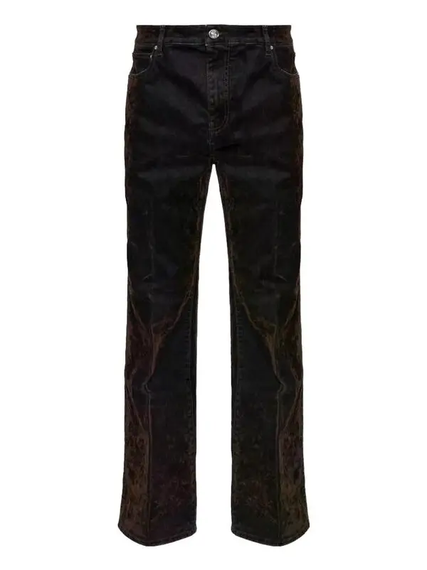Amiri Wide-leg Jeans - Black