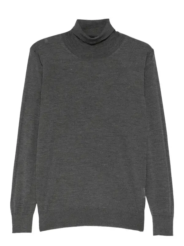 Caruso Fine-knit Jumper - Grey