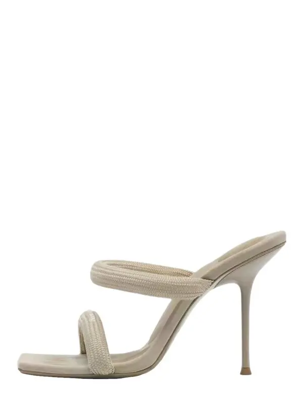 Alexander Wang Julie Padded Webbing Straps Sandals - Grey
