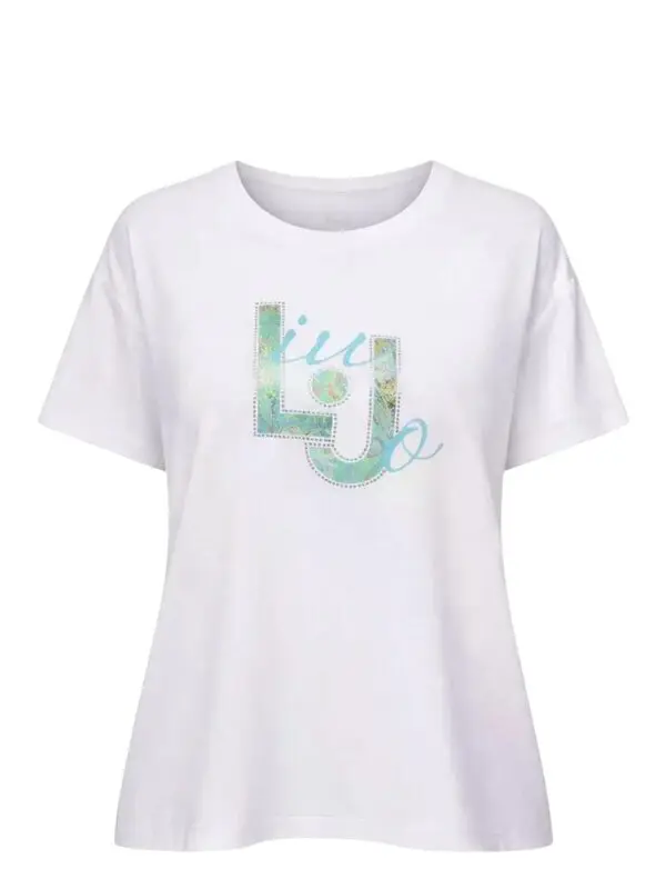Liu Jo T-shirt With Printed Insert - White