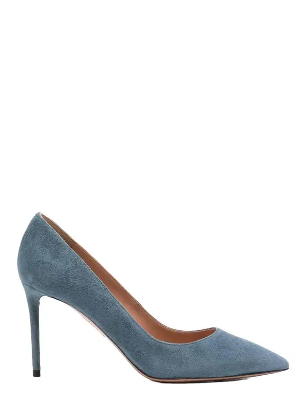 AQUAZZURA Purist Suede Pumps - Blue