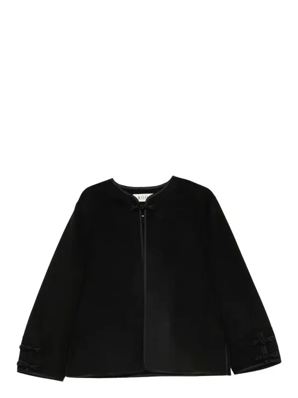 RÓHE Pankou-style Double-faced Jacket - Black