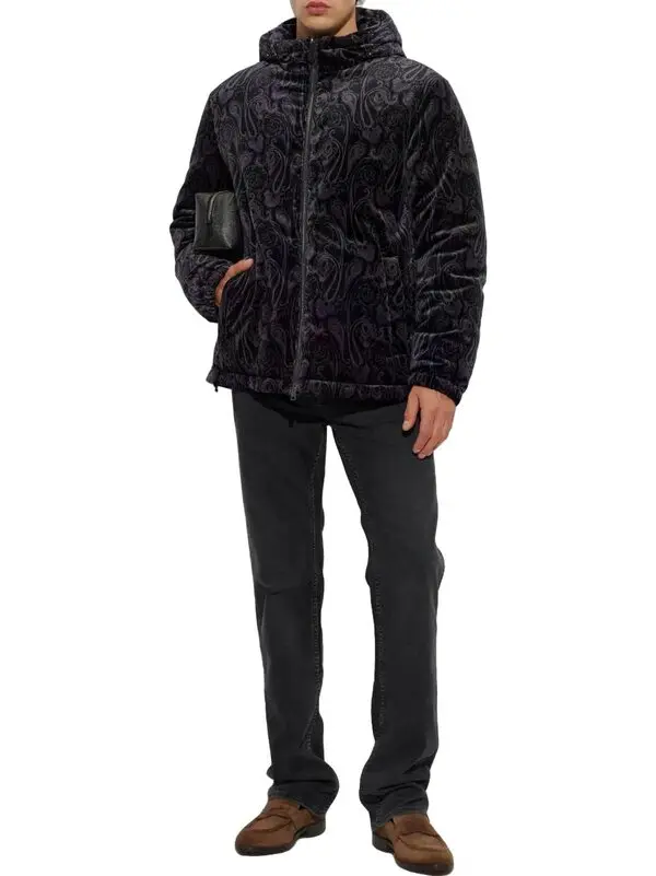 Etro Logo-embroidered Jeans - Black