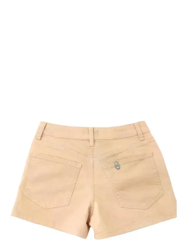 Liu Jo Shorts With Bejewelled Appliqués - Neutrals