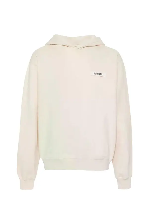 Jacquemus The Gros Grain Hoodie - Neutrals