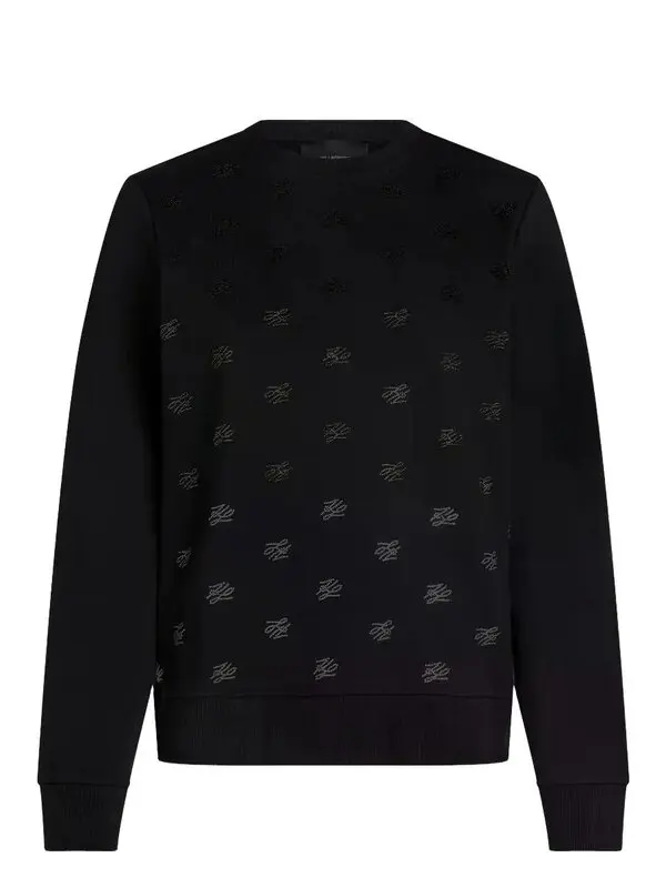 Karl Lagerfeld Rhinestone-embellished Sweater - Black