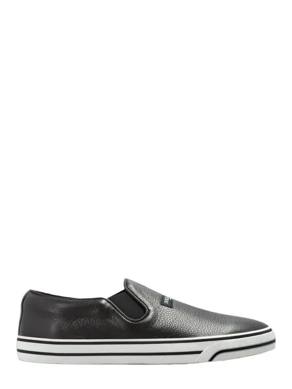 Dolce & Gabbana Dg Sailing Sneakers In Deerskin - Brown