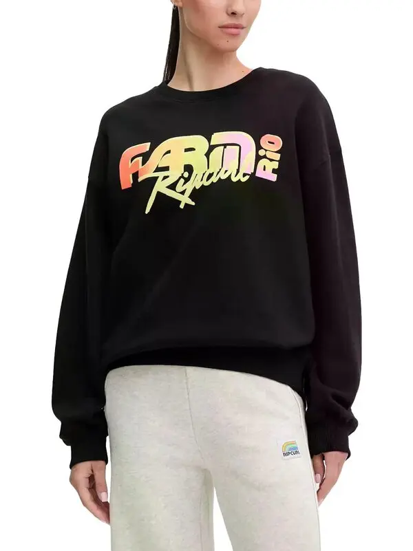 Rip Curl X Farm Rio Carioca Logo-print Sweatshirt - Black