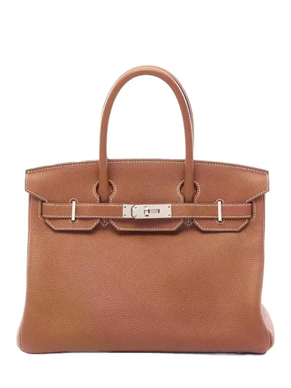 Hermès 2018 Togo Birkin Retourne 30 Handbag - Brown