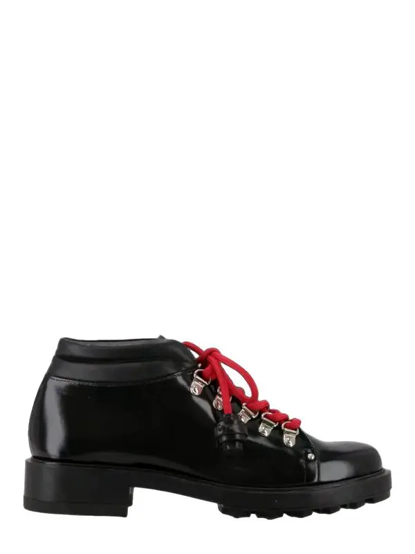 TOD'S Contrast Lace Boots - Black