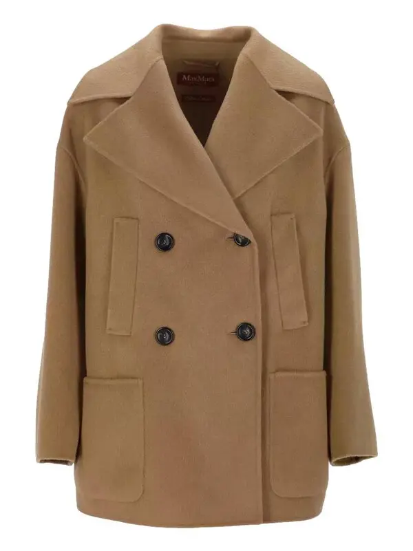 Max Mara Double-breasted Peacoat - Brown