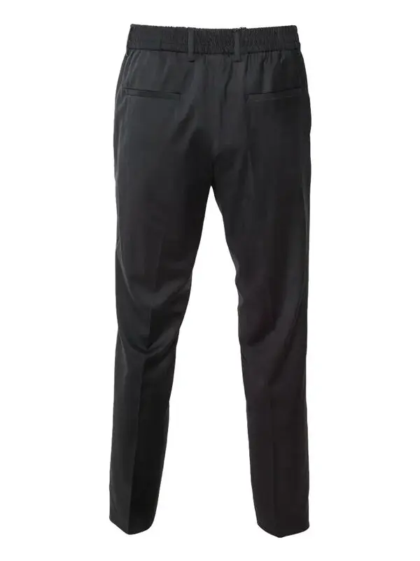 BOSS H-genius Slim-fit Trousers - Black