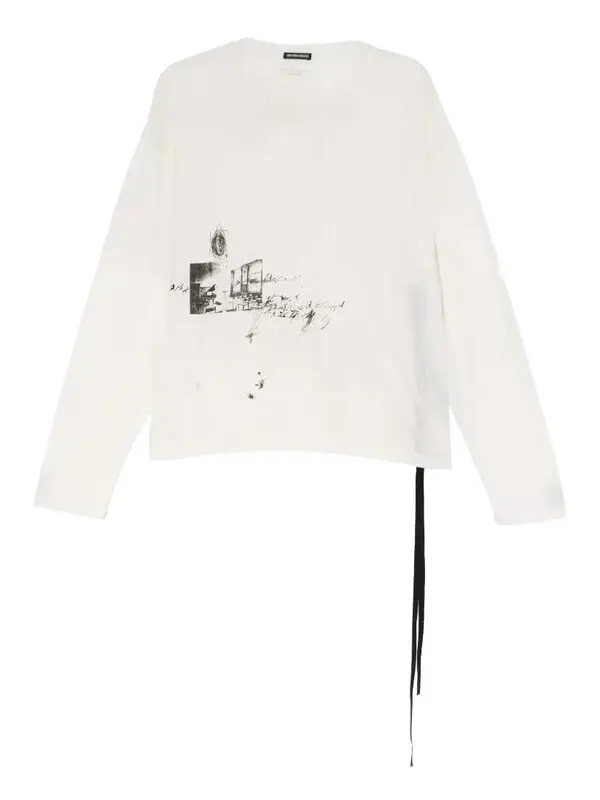 ANN DEMEULEMEESTER Emil T-shirt - Neutrals