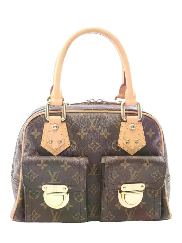 LOUIS VUITTON 2006 Monogram Manhattan Pm Handbag - Brown