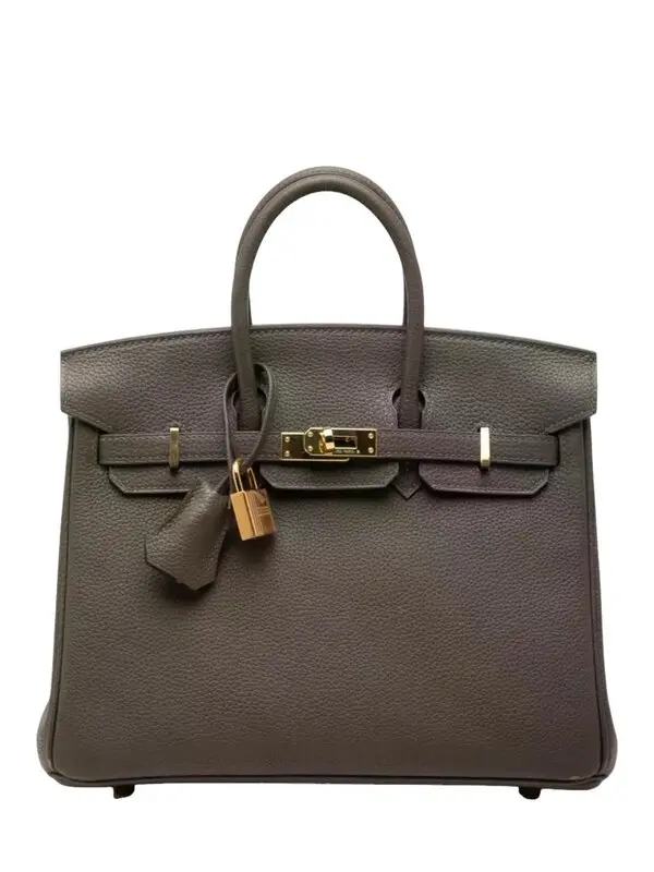 Hermès 2023 Togo Birkin Retourne 25 Handbag - Grey