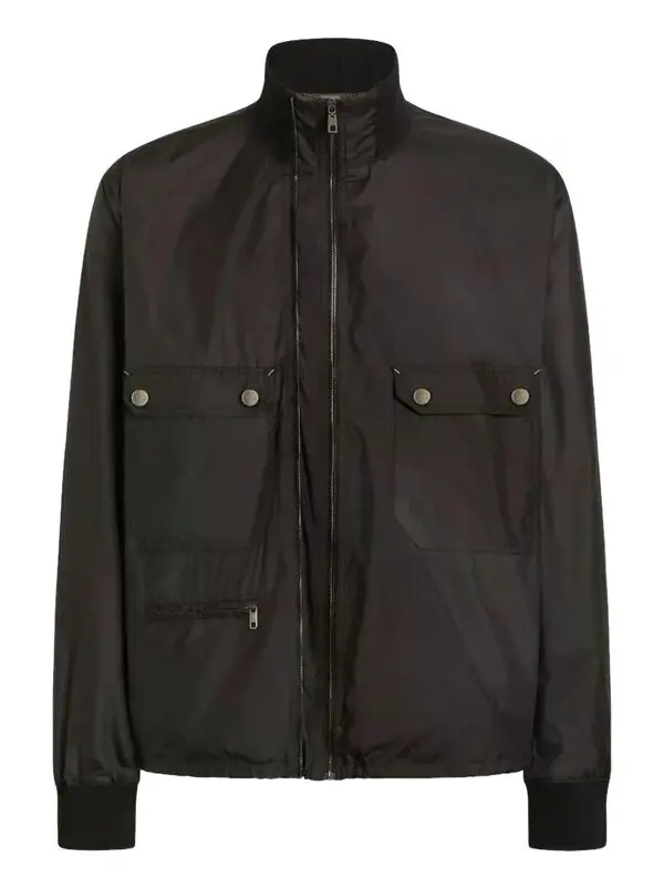 Dolce & Gabbana Lightly Padded Nylon Jacket - Black