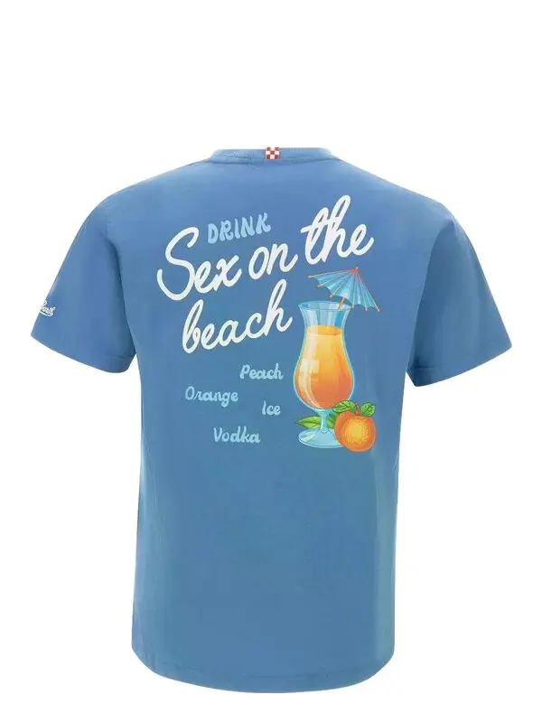 MC2 SAINT BARTH Graphic-print T-shirt - Blue