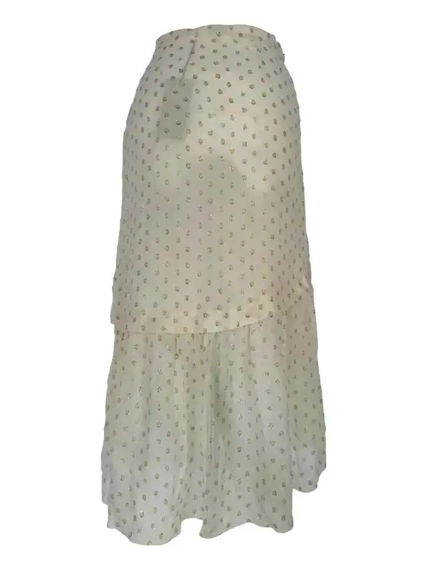 Stella McCartney Polka Dot-print Midi Skirts - White