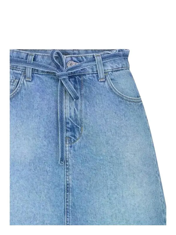 Liu Jo Foulard-belt Flared Skirt - Blue