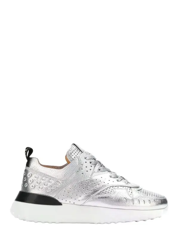 TOD'S Perforated Sneakers - Metallic