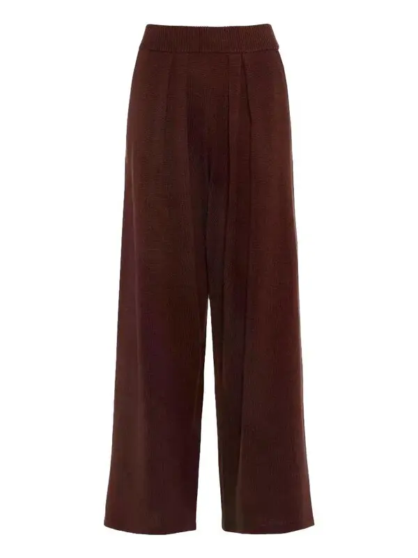 ERES Access Pleated Trousers - Brown
