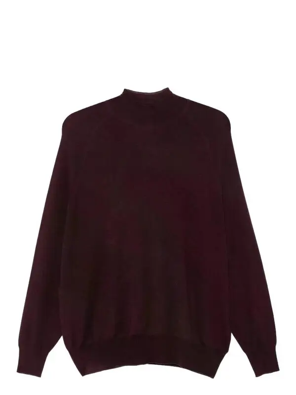 Aspesi High-neck Sweater - Purple