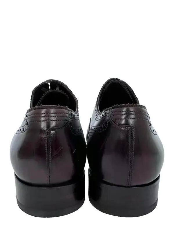 TOM FORD Wessex Lace-up Brogue Leather Shoes - Brown