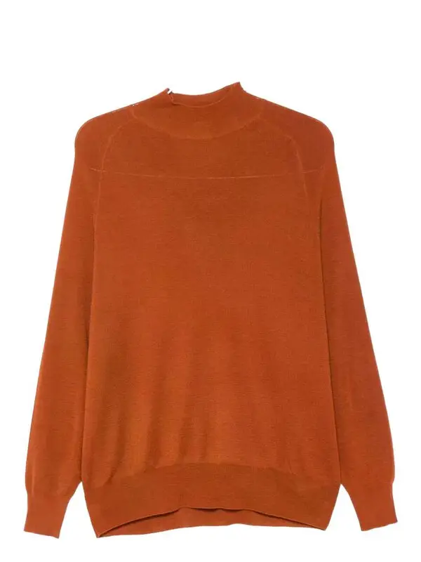 Aspesi High-neck Sweater - Orange