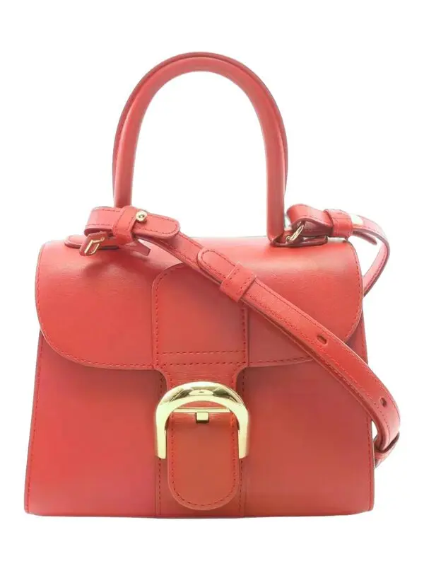 Delvaux 2010s Mini Brillant Crossbody Bag - Red