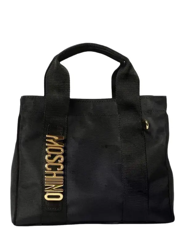 Moschino Logo-lettering Tote Bag - Black