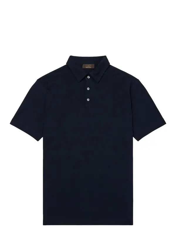 SLOWEAR Slim-fit Icecotton Polo Shirt - Blue