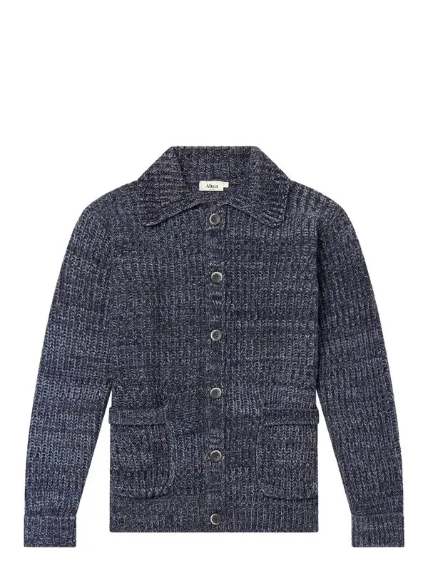 Altea Virgin Wool Cardigan - Blue