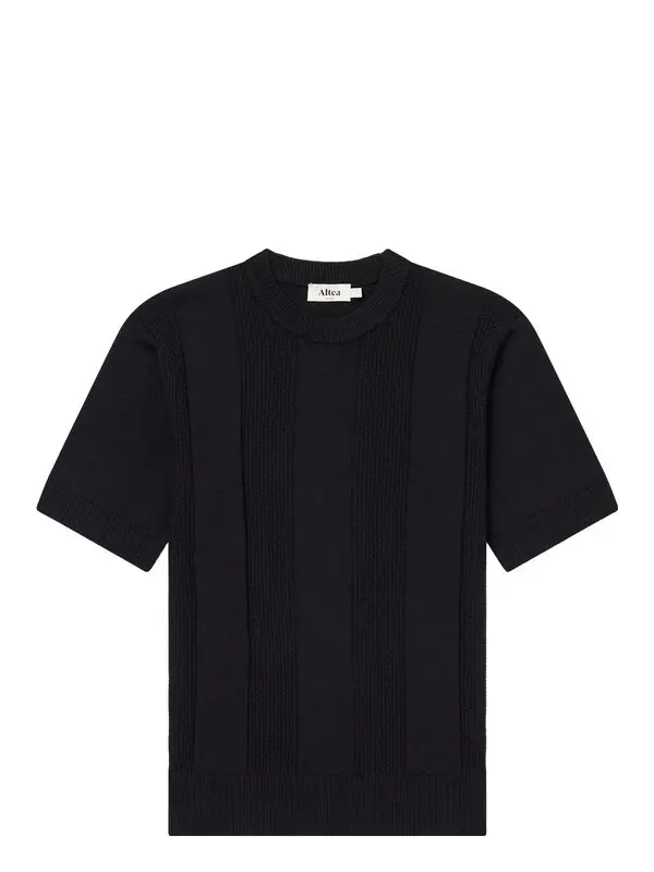 Altea Wool T-shirt - Black