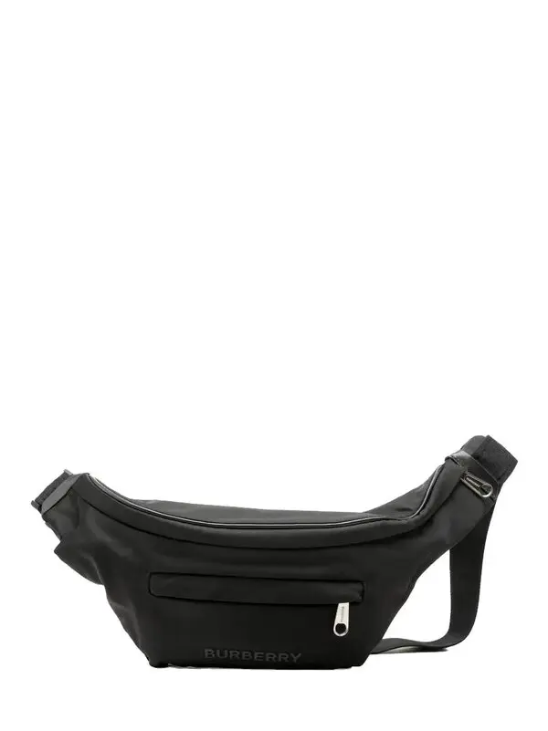 Burberry 2018-2023 Nylon Curve Belt Bag - Black