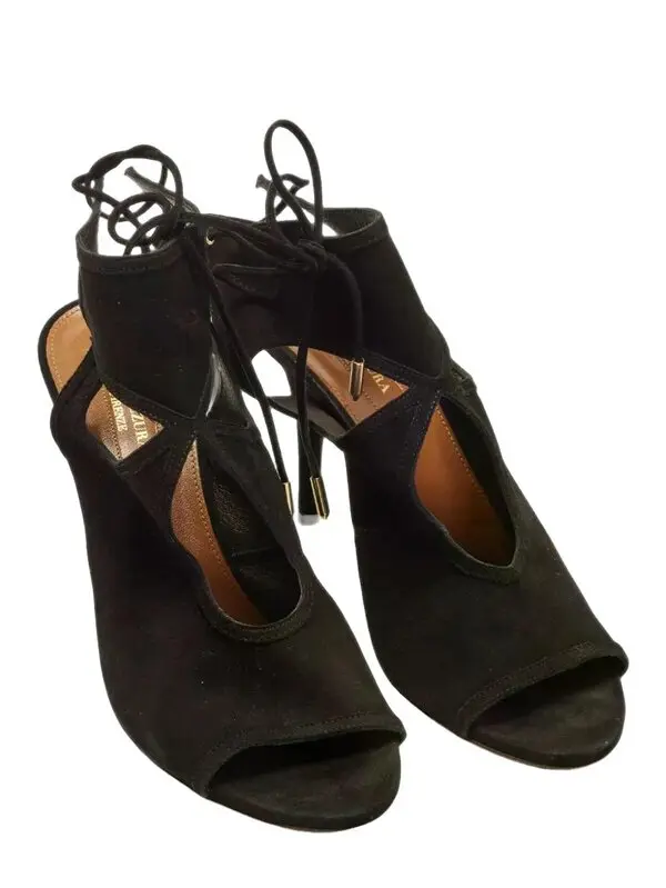 AQUAZZURA Sexy Thing Cut-out Sandals - Black
