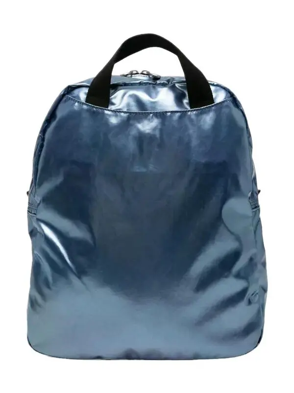 JACK GOMME Metallic Finish Backpack - Blue