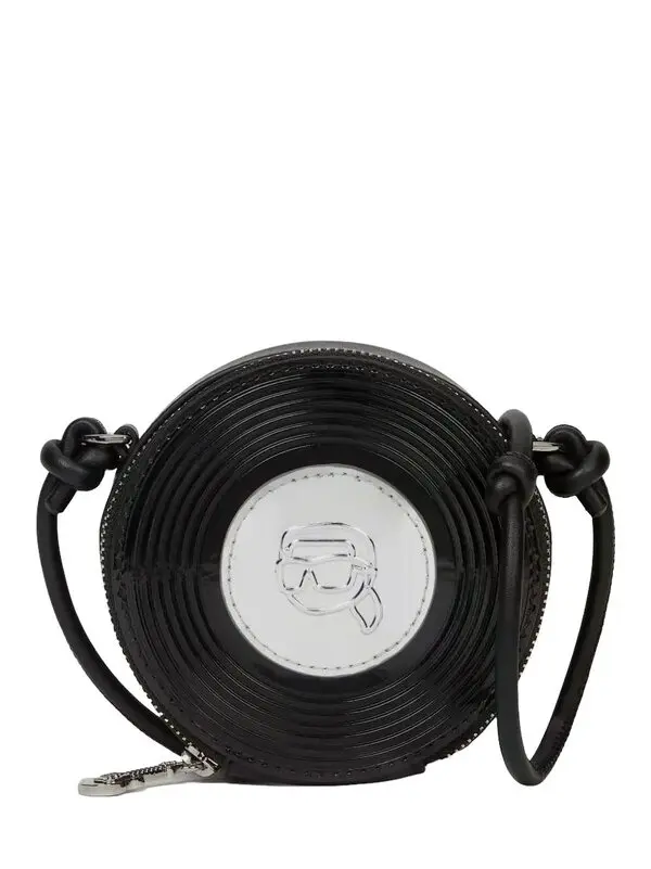 Karl Lagerfeld Ikon Novelty Turntable Pouch - Black